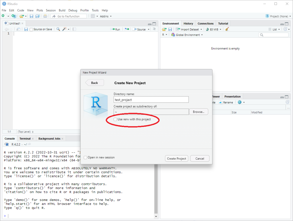 【R】Projectとrenvを使って手軽に分析環境を保存する | ううら.site