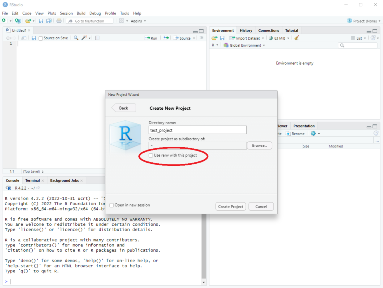 【R】Projectとrenvを使って手軽に分析環境を保存する | ううら.site