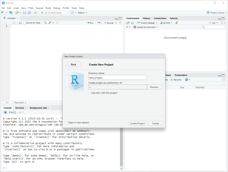 【R】RStudio – Project（プロジェクト）の使い方 | ううら.site